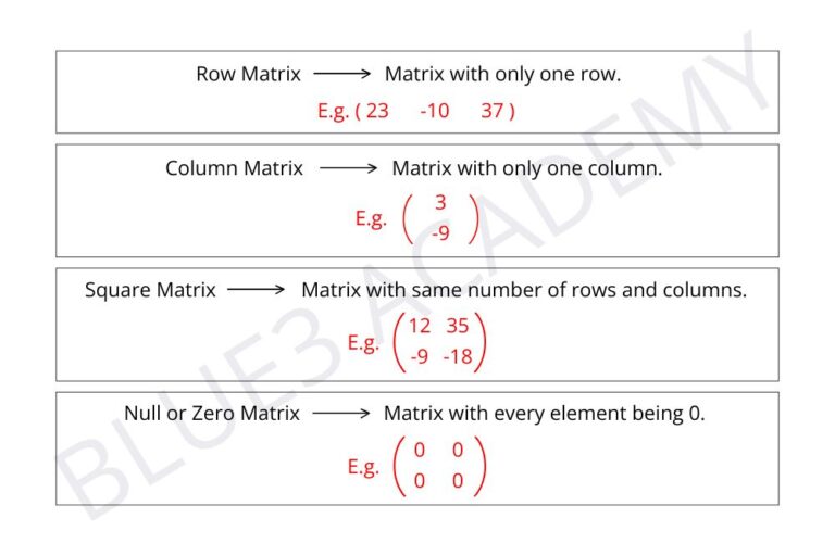 Matrices 101: A Guide for E Math Students - Blue3 Academy